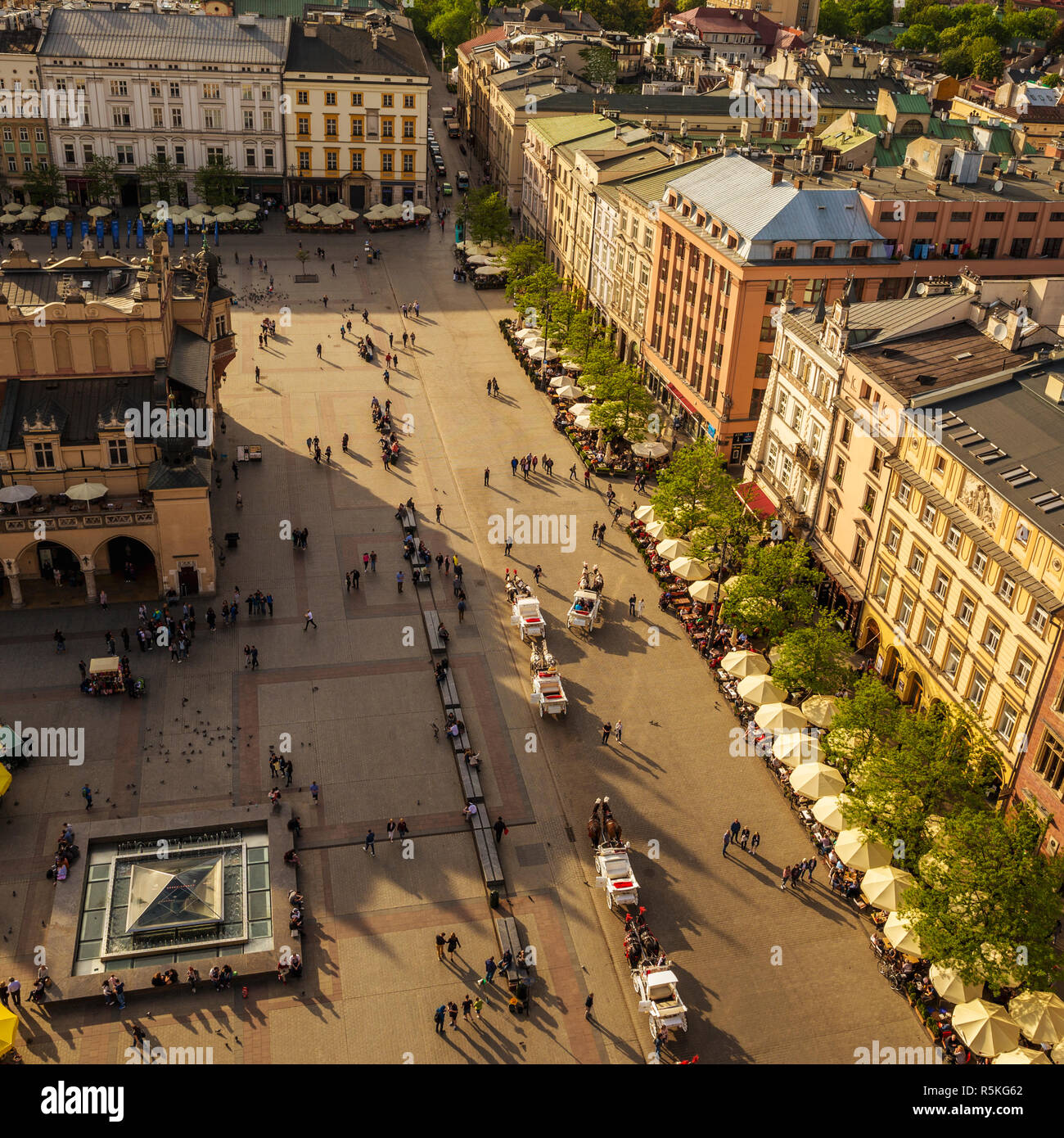 Aerial view of the main square hi-res stock photography and images - Alamy