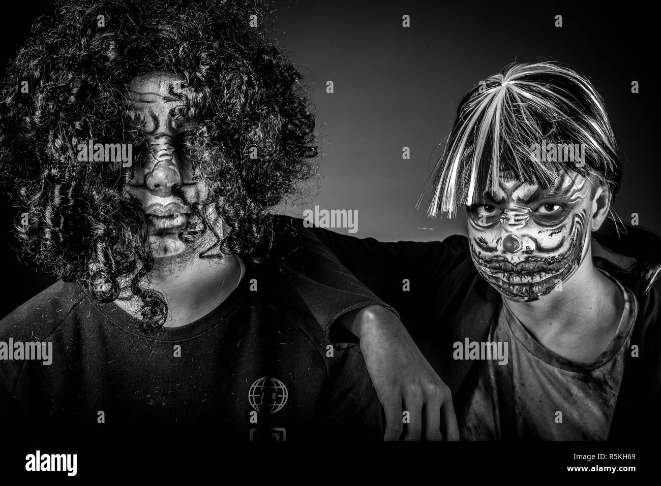 Clown Duo - Purge Stock Photo - Alamy