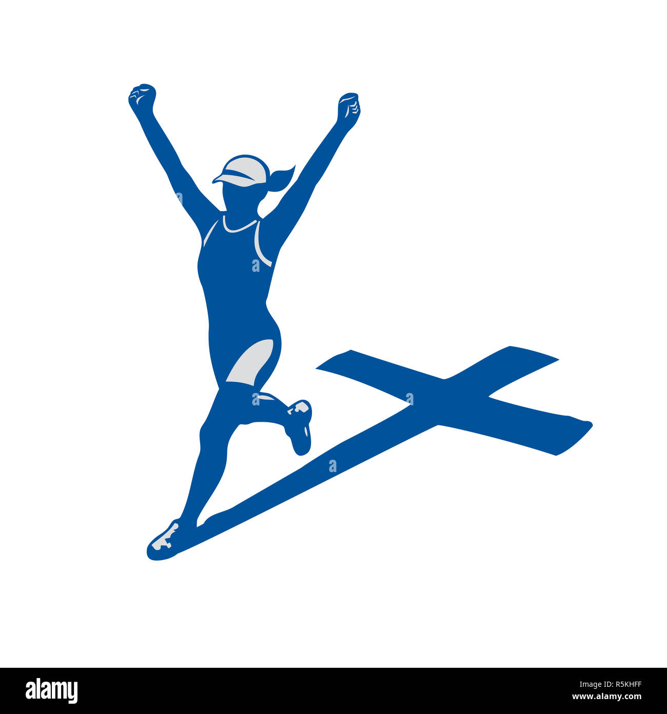 Female triathlon Cut Out Stock Images & Pictures - Alamy