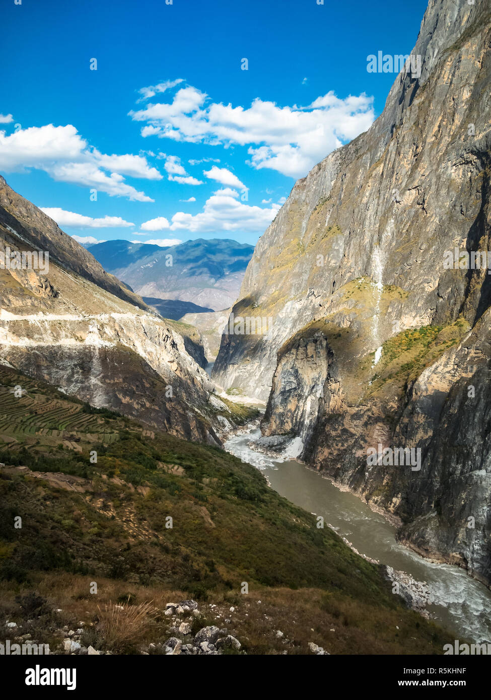 tigers jumping gorge in yunnan,china Stock Photo - Alamy