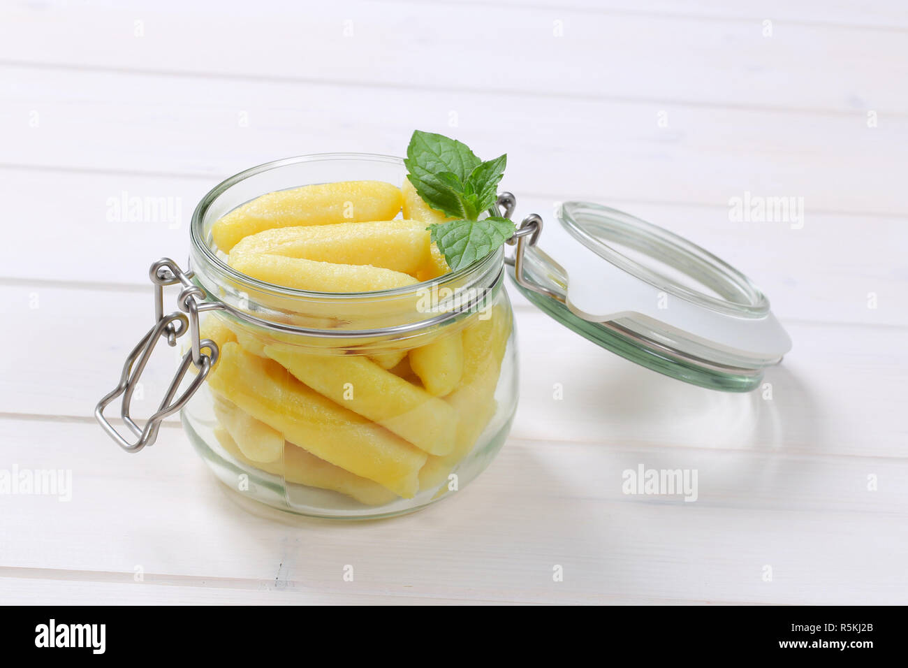 potato cones or gnocci Stock Photo - Alamy