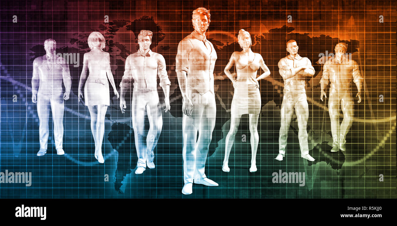 Business People Looking Forward Stock Photo - Alamy