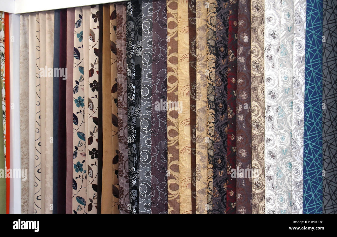 Colorful upholstery patterns Stock Photo - Alamy