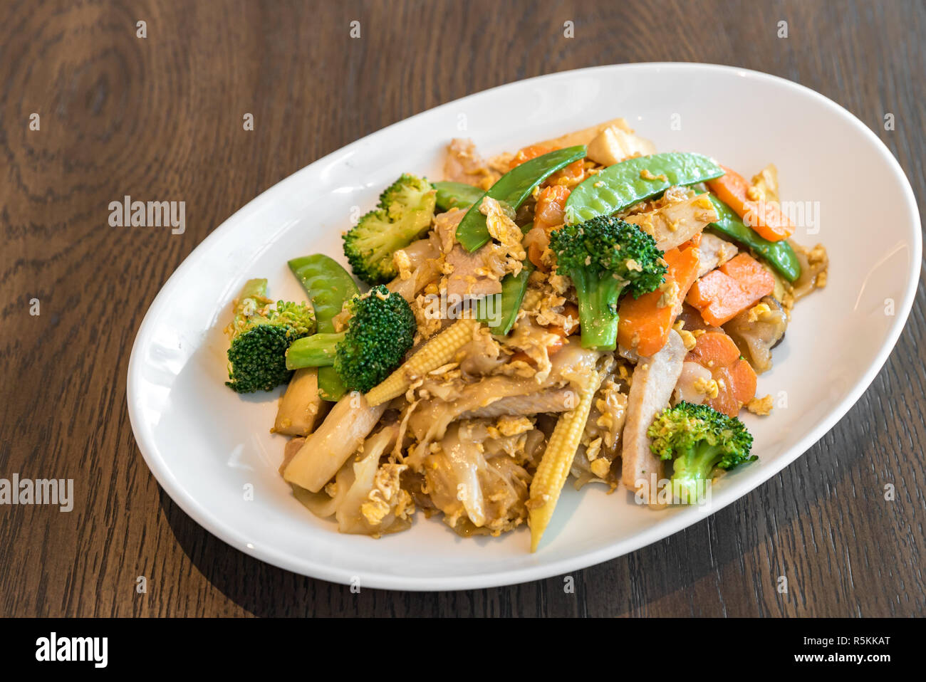 Fried rice noodle Stock Photo - Alamy