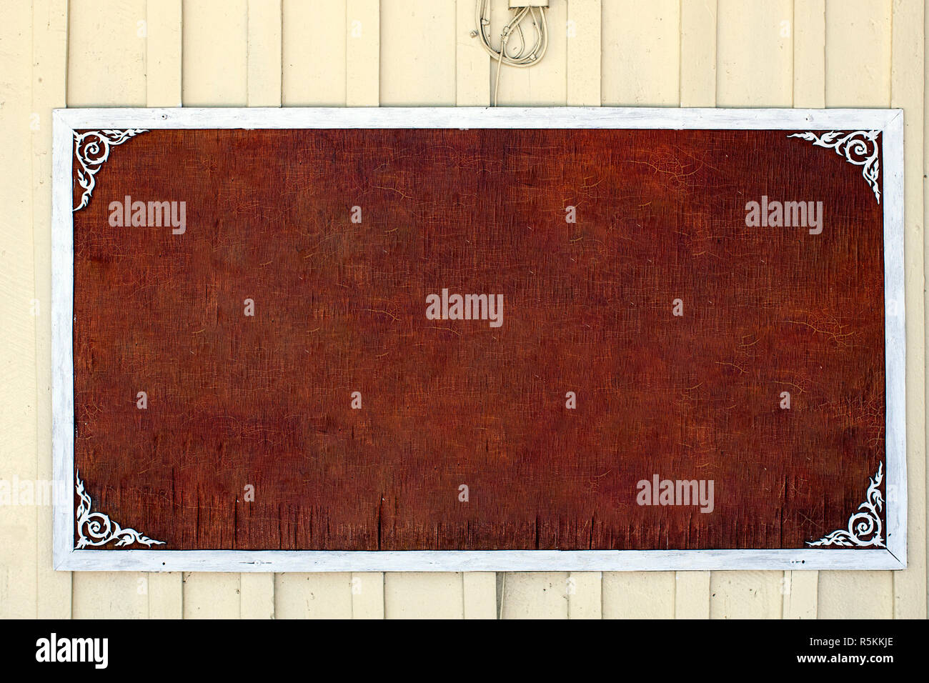 wooden texture billboard signpost wall Stock Photo - Alamy
