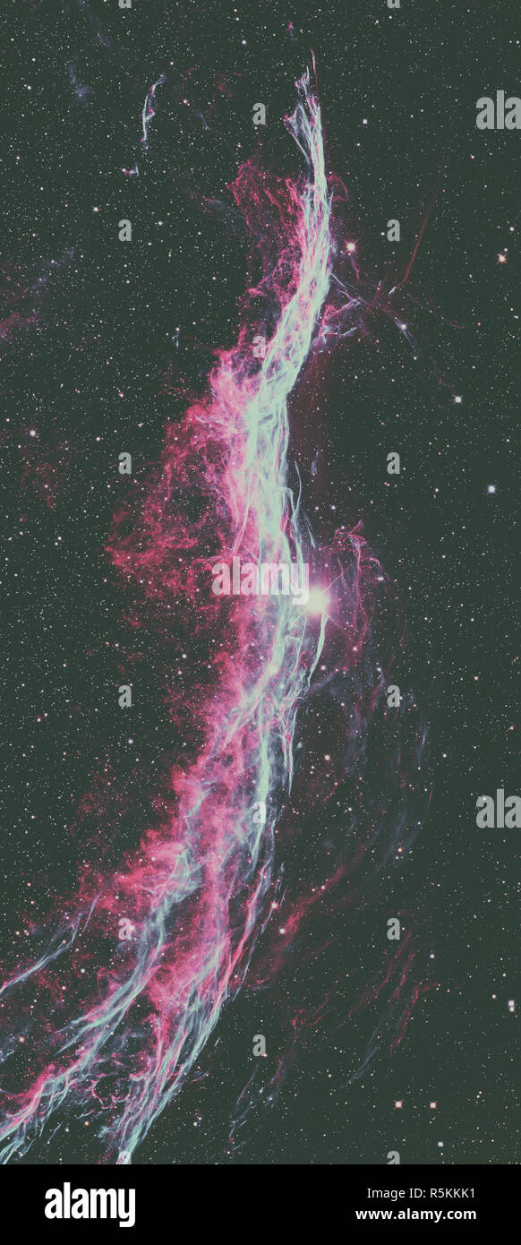 The Veil Nebula in the constellation Cygnus Stock Photo - Alamy