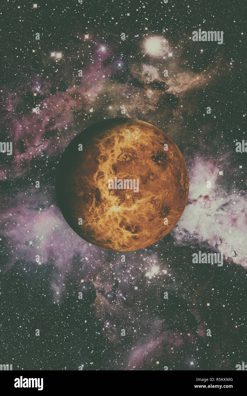 Planet Venus. Elements of this image furnished by NASA Stock Photo - Alamy