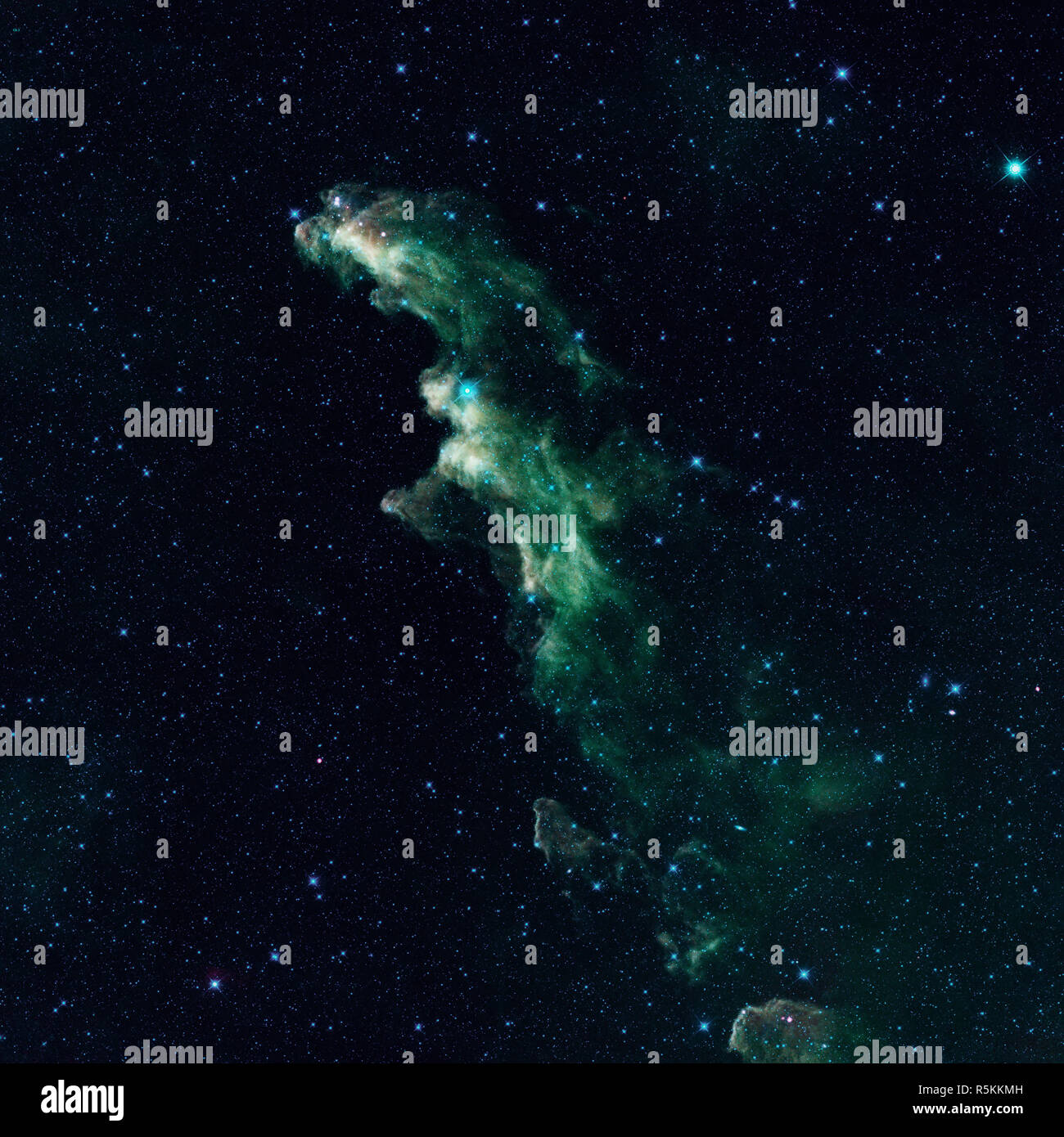 Astronomical background, nebula and stars in deep space Stock Photo - Alamy