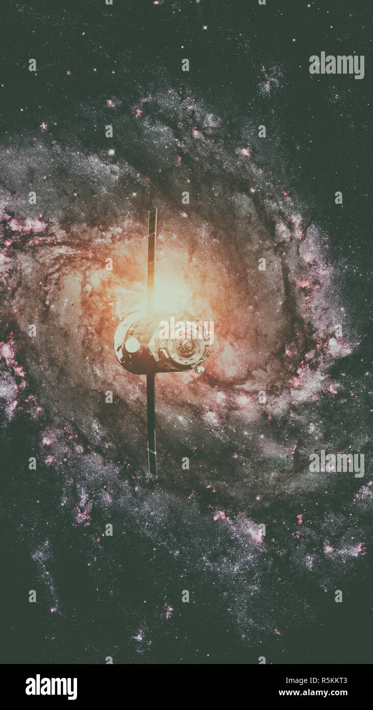 Spacecraft progress orbiting galaxy hi-res stock photography and images ...