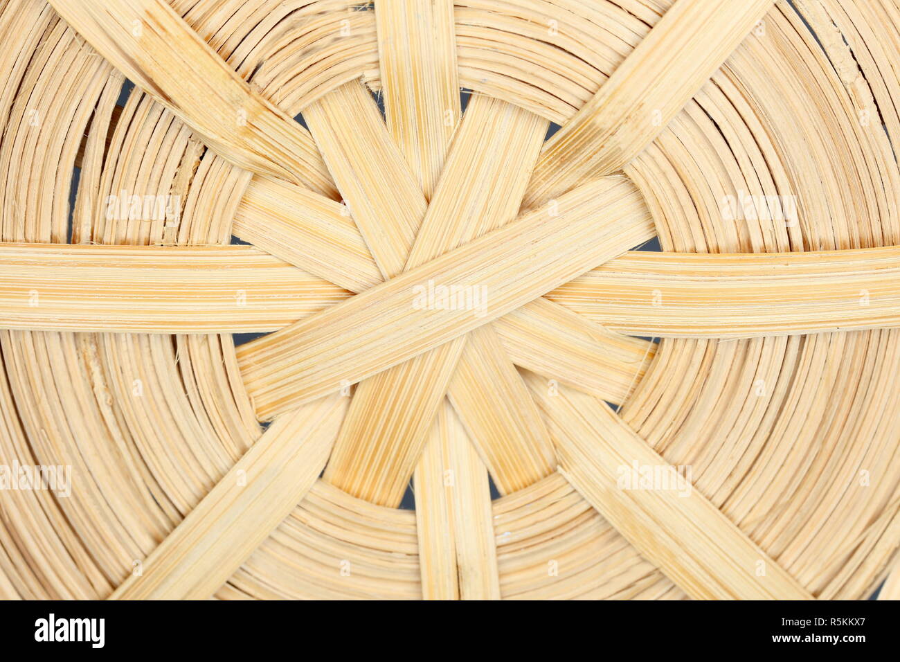 round braided wood structure Stock Photo - Alamy