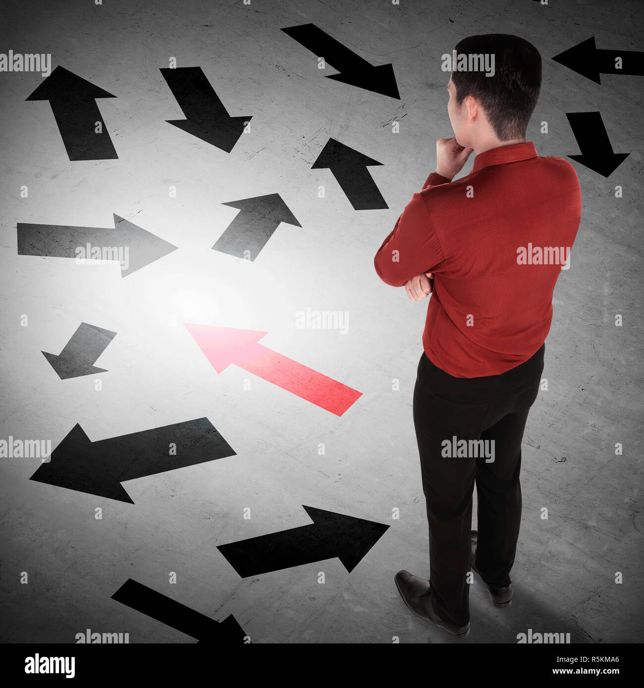 Doubt thinking pictogram hi-res stock photography and images - Alamy