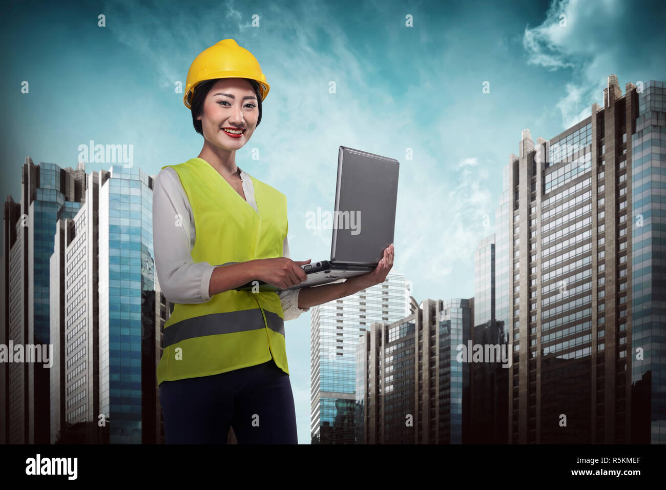 Asian chinese female contractor engineer hi-res stock photography and ...