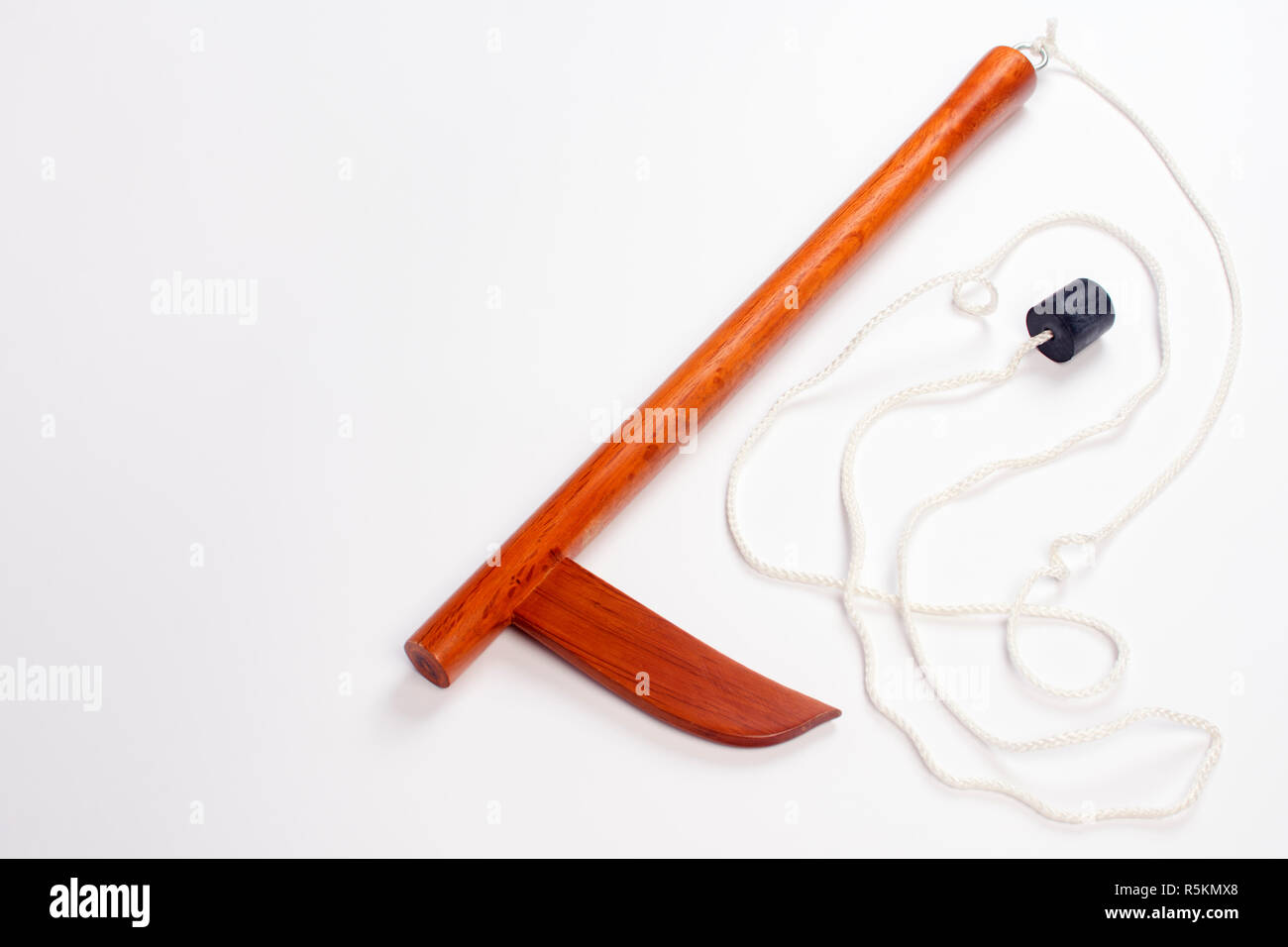 kusarigama traditional Japanese weapon Stock Photo - Alamy