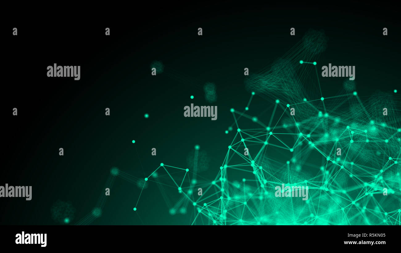 Abstract connected dots. digital background Stock Photo - Alamy