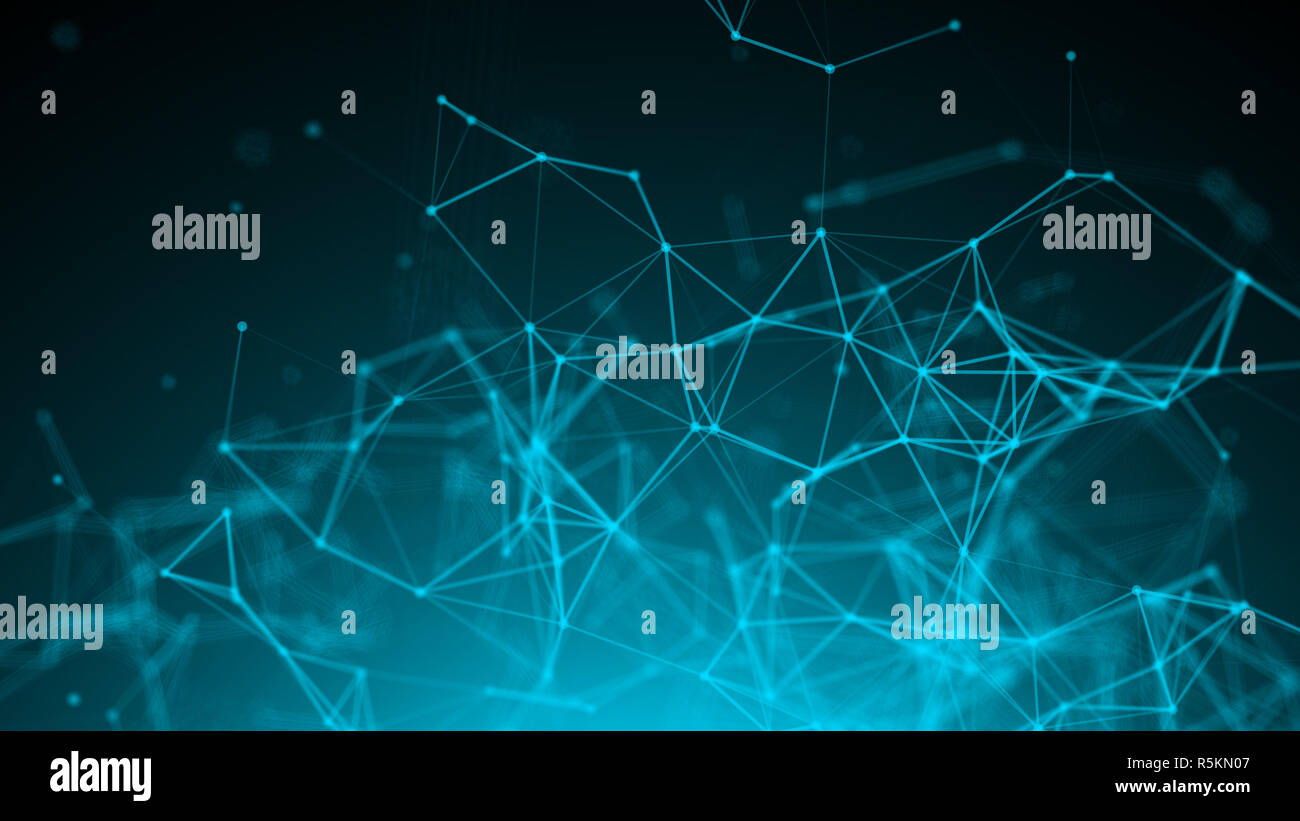 Abstract connected dots. digital background Stock Photo - Alamy