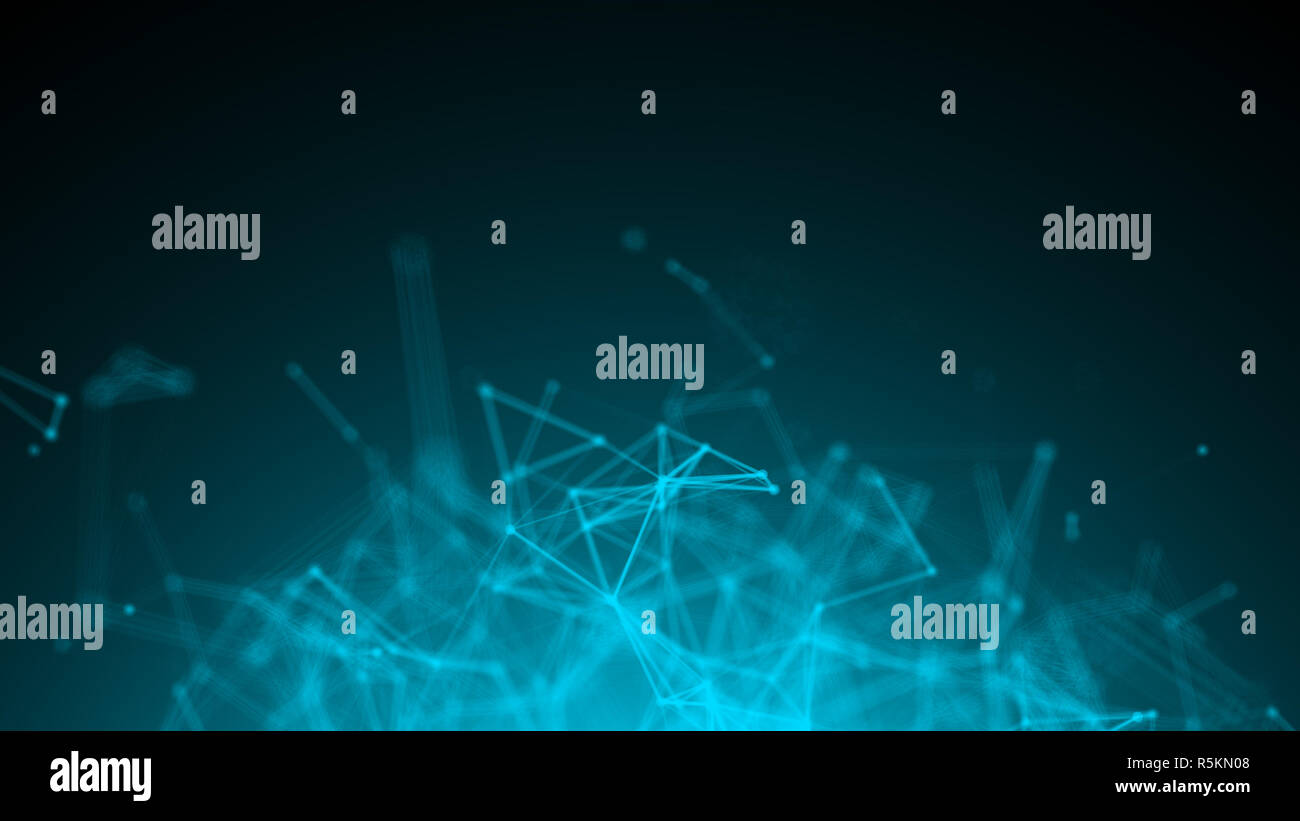 Abstract connected dots. digital background Stock Photo - Alamy