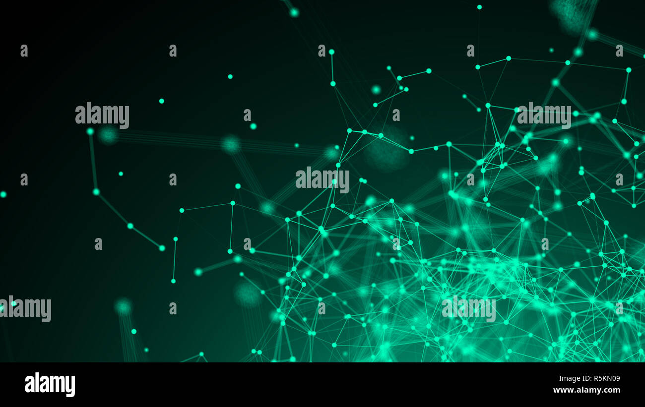 Abstract connected dots. digital background Stock Photo - Alamy