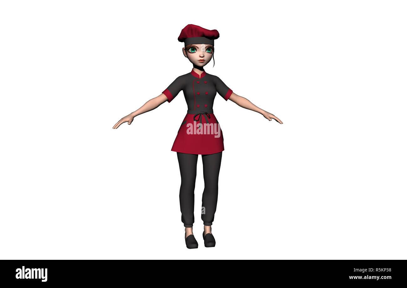 cook in uniform released Stock Photo - Alamy