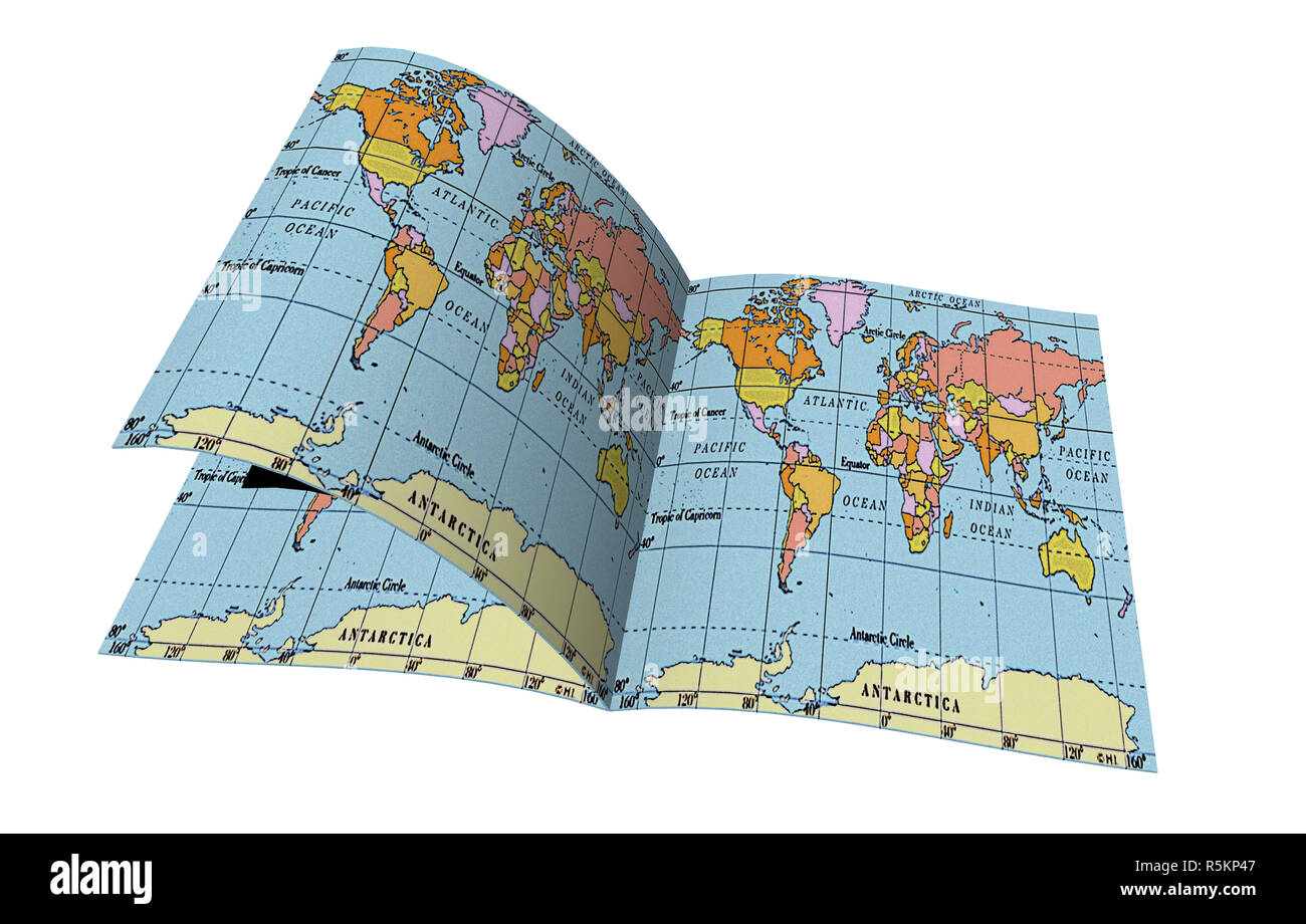 book with maps released Stock Photo - Alamy