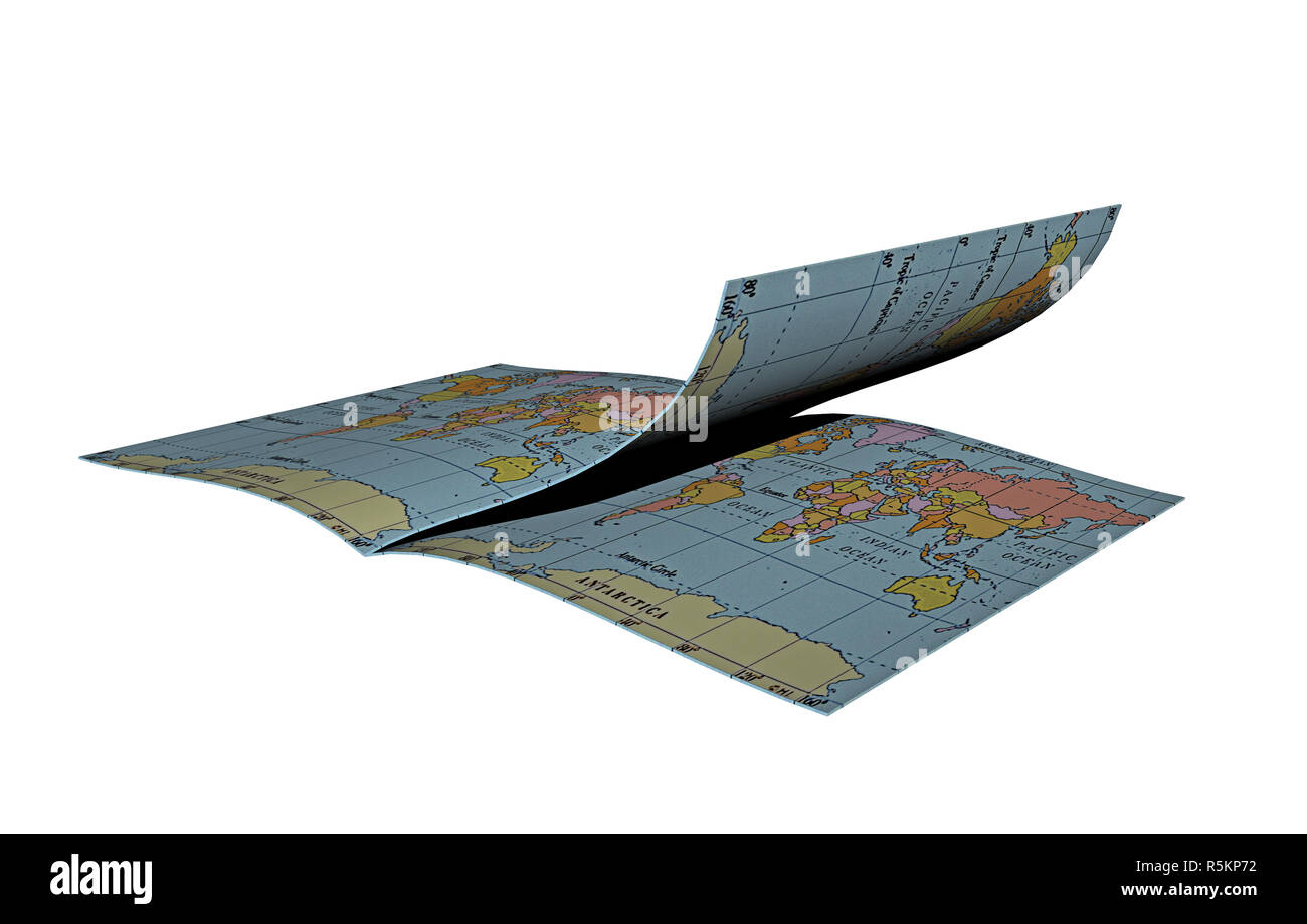 book with maps released Stock Photo - Alamy