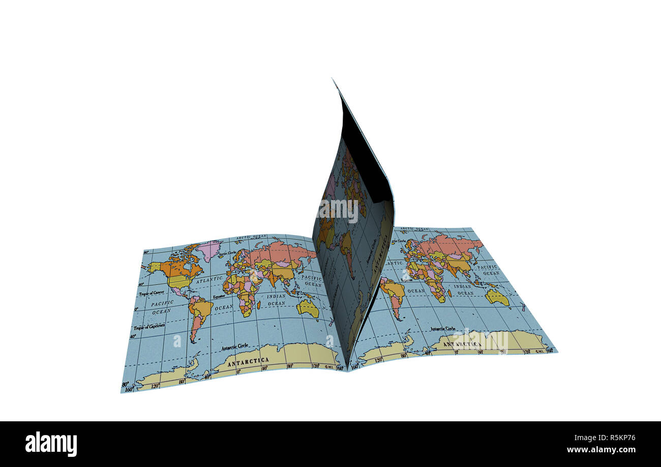 book with maps released Stock Photo - Alamy