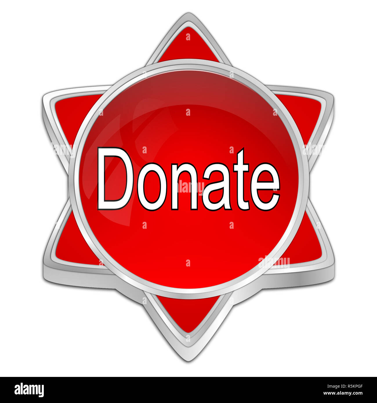 Red Donate Button