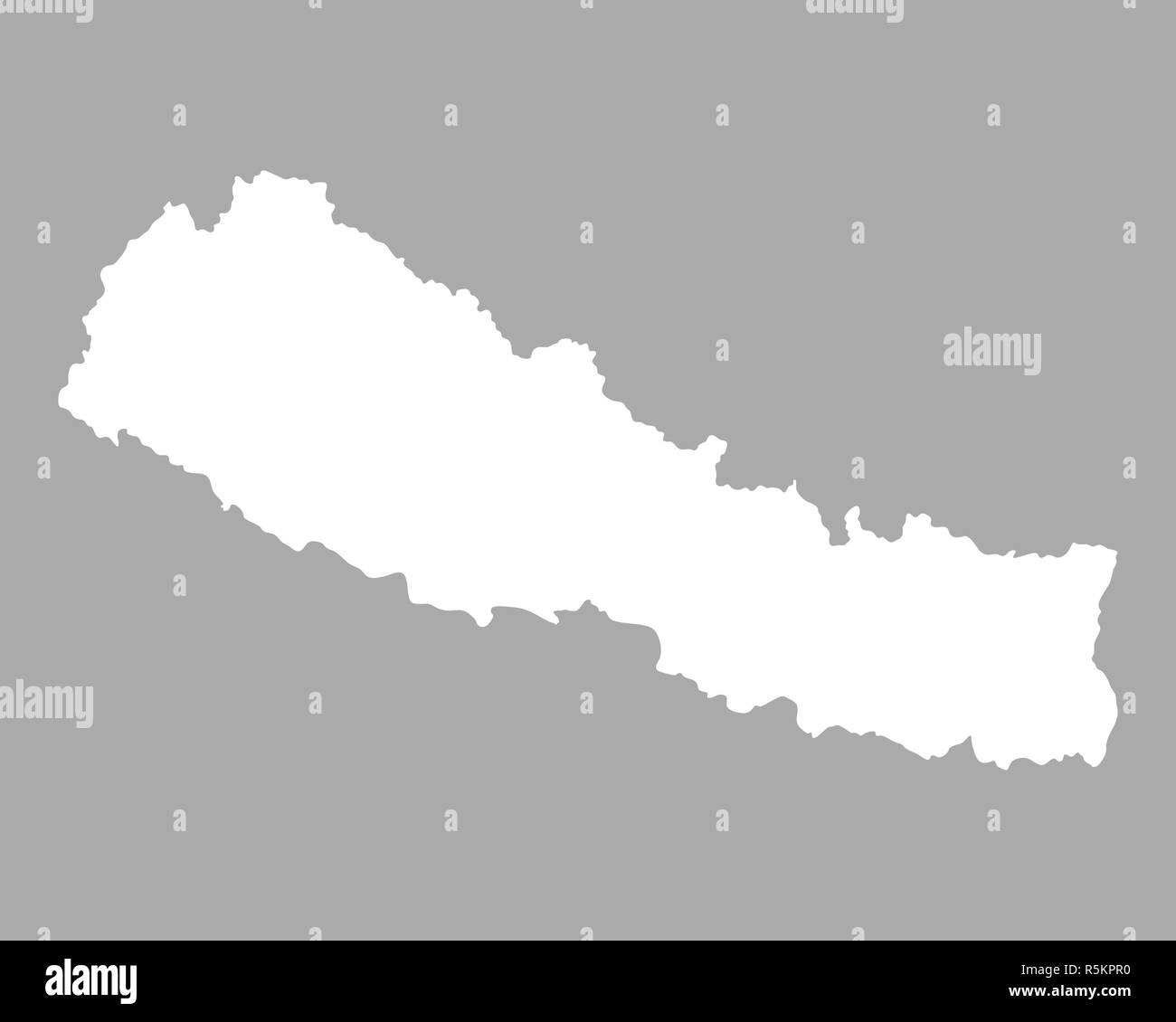 Grey nepal map hi-res stock photography and images - Alamy