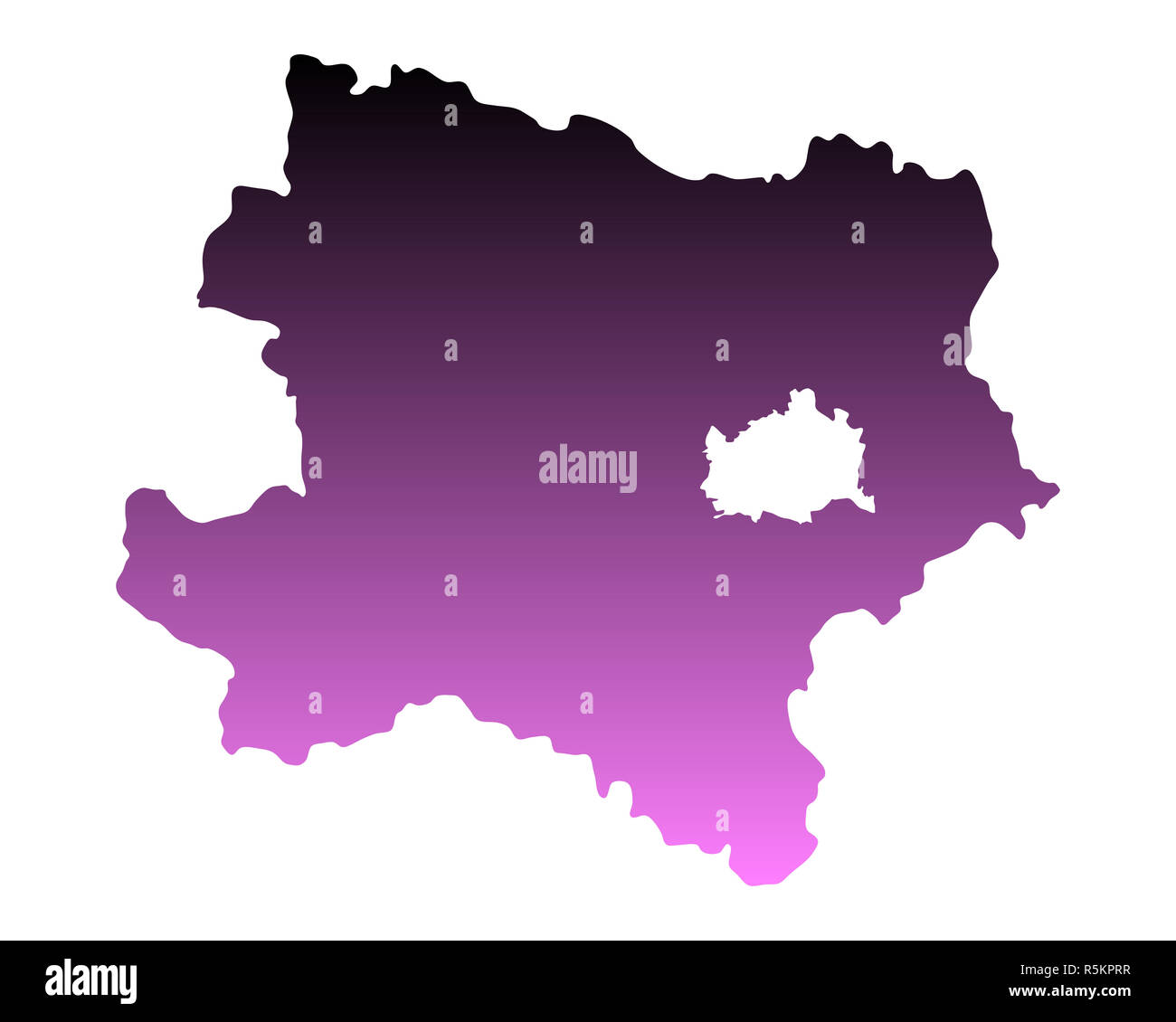 map of lower austria Stock Photo - Alamy