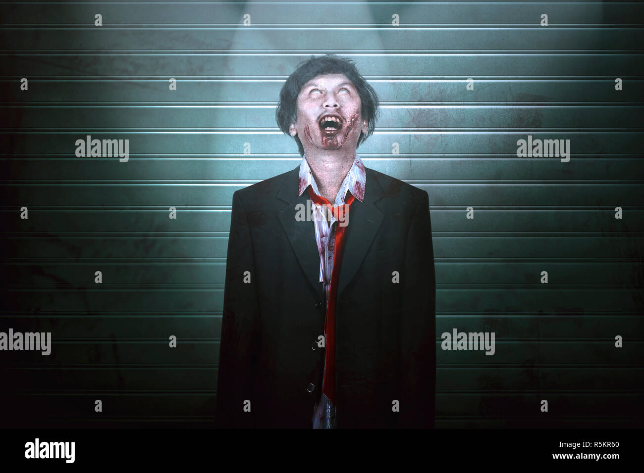 Creepy man in suit hi-res stock photography and images - Alamy