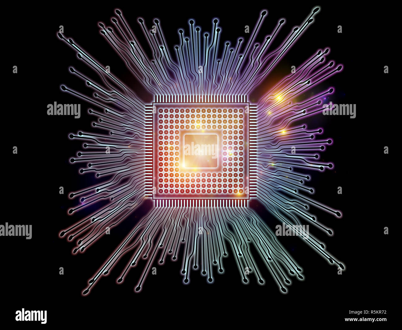 Digital code machine language visualization hi-res stock photography ...
