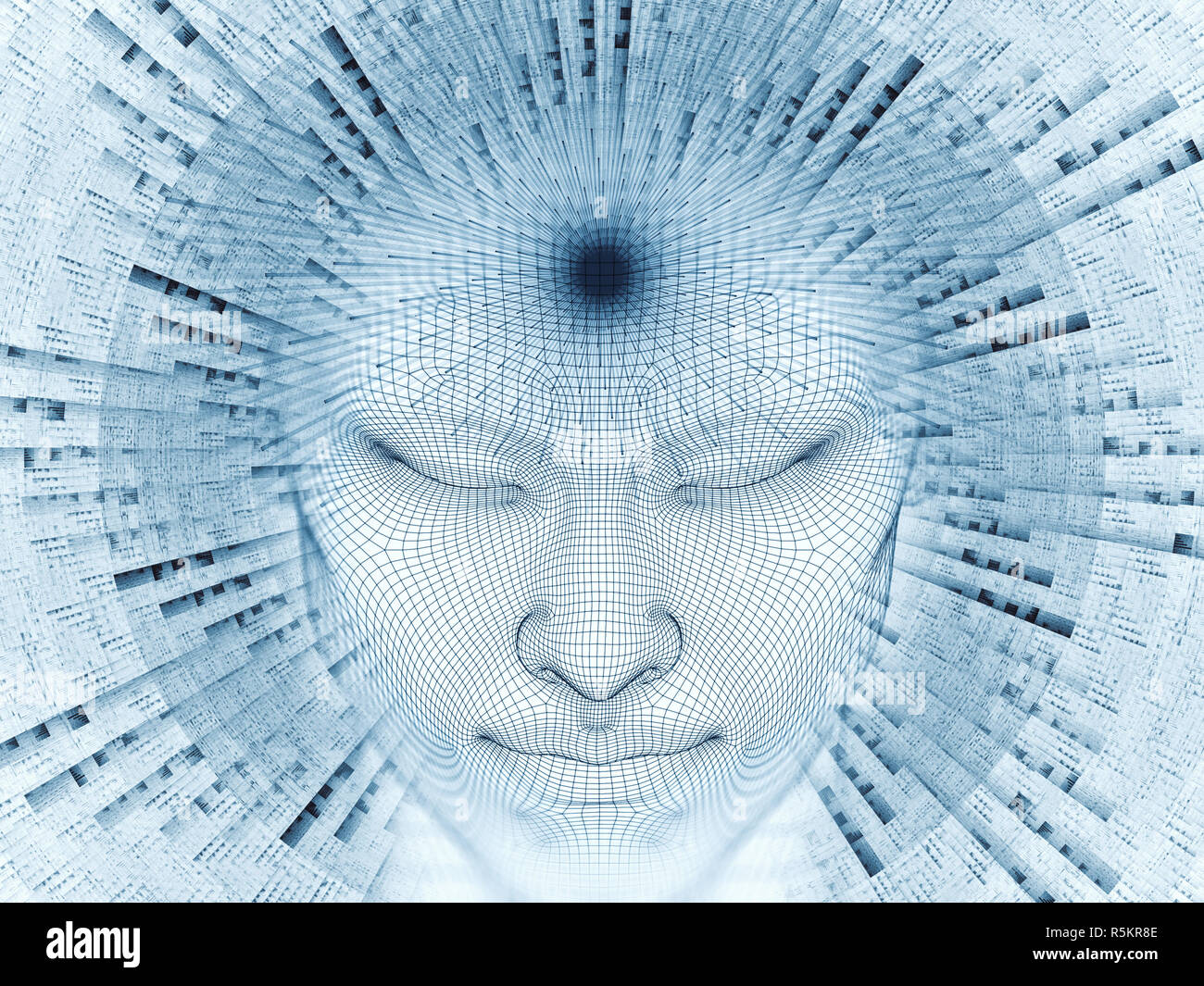 Unfolding of the Mind Stock Photo - Alamy