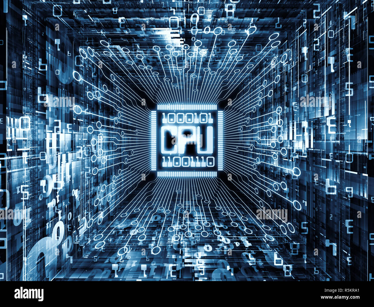 Game of Computer CPU Stock Photo - Alamy