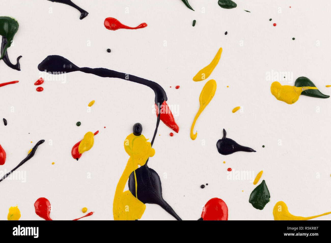 paint drops splash paper Stock Photo - Alamy