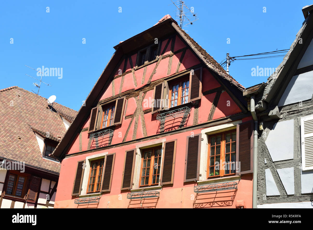 timbered house in obernai Stock Photo - Alamy