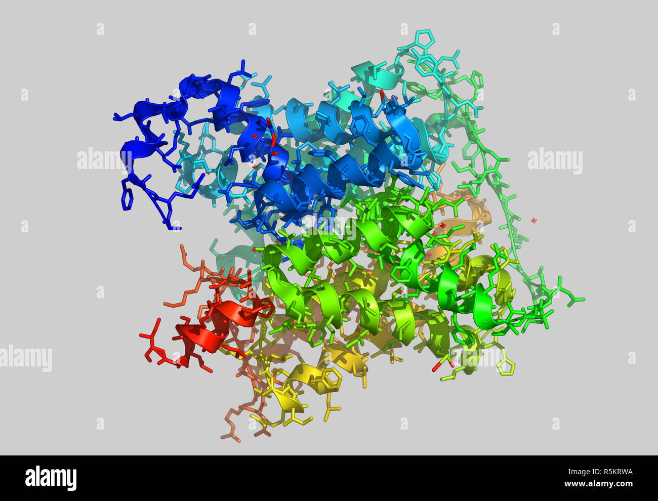 Protein molecule hi-res stock photography and images - Alamy