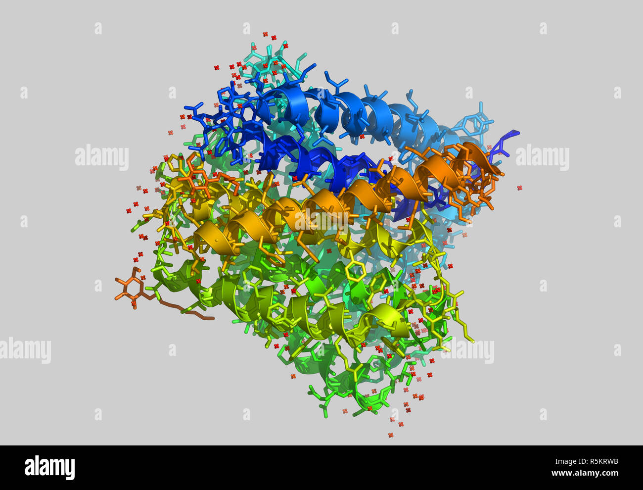 Protein molecule hi-res stock photography and images - Alamy