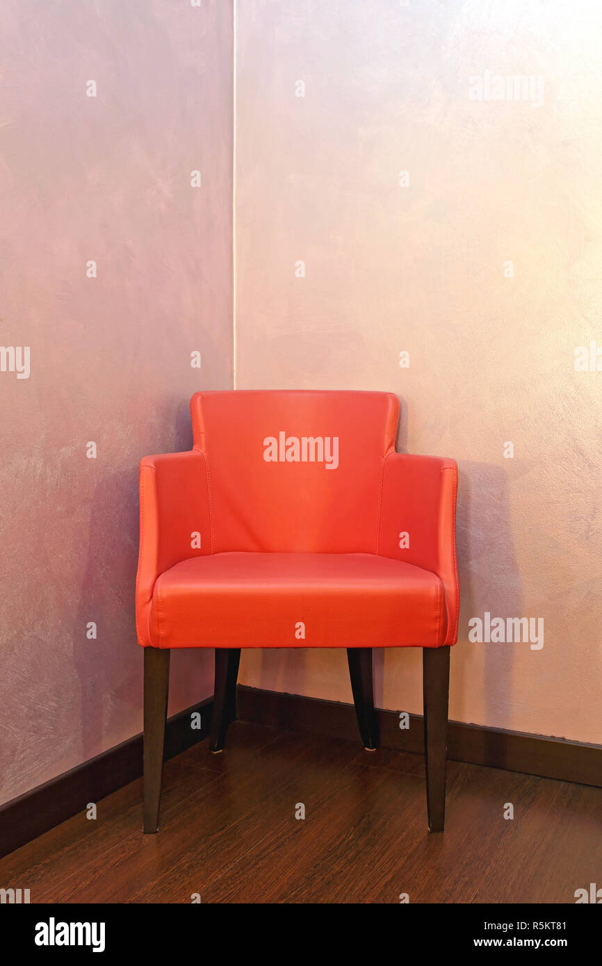 Chair in Corner Stock Photo - Alamy