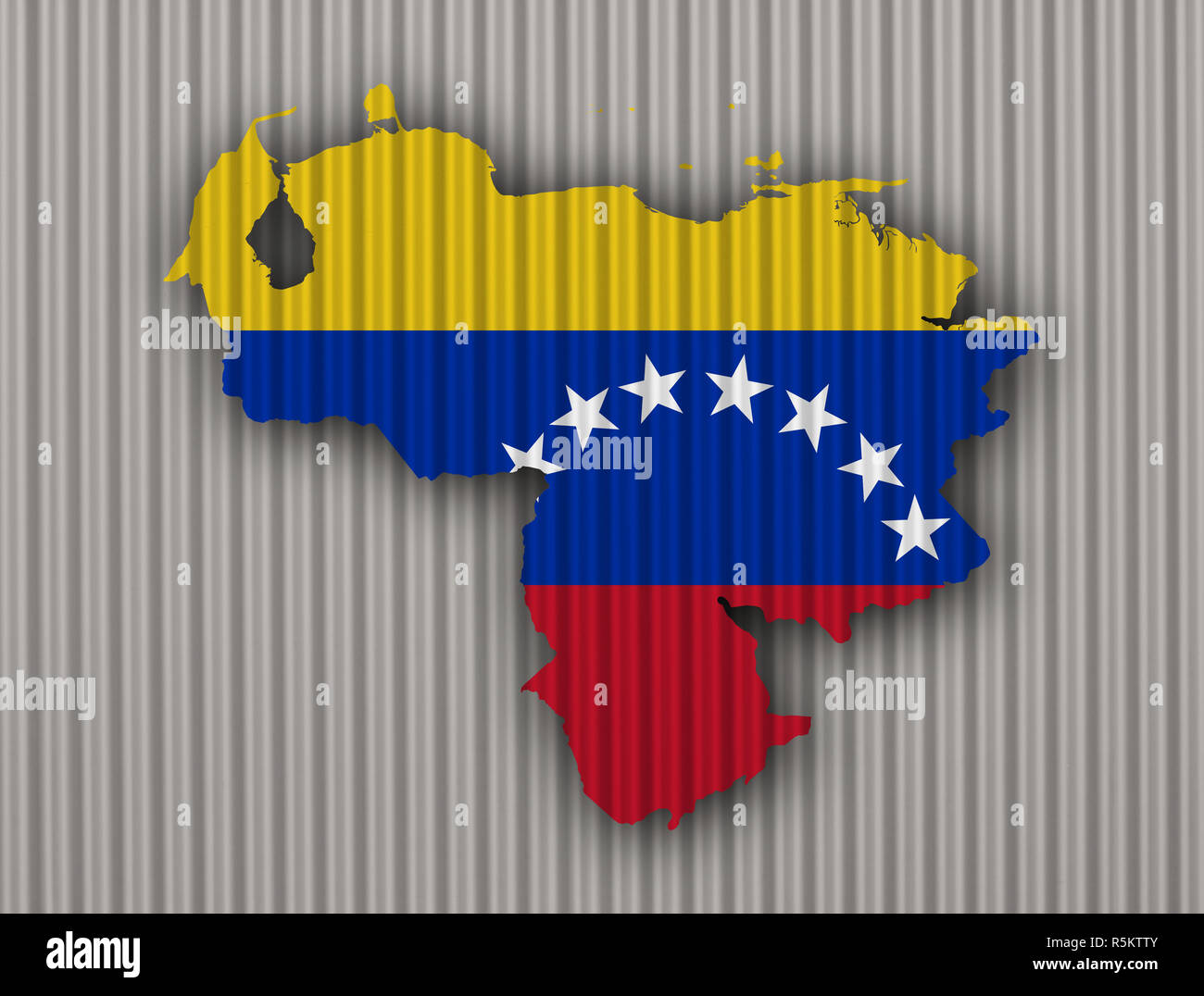 Flag map of venezuela hi-res stock photography and images - Alamy