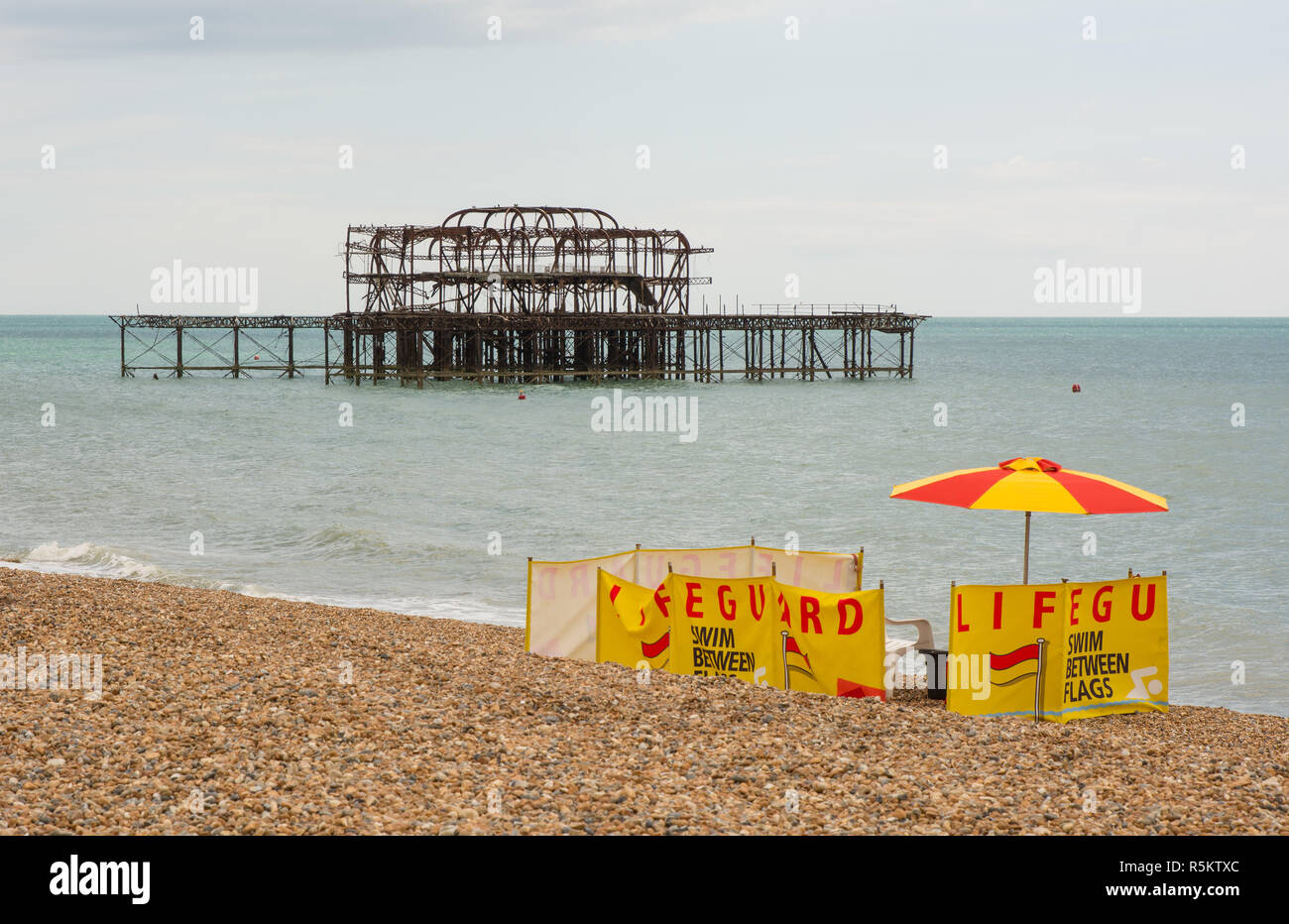 Brighton seaside safety hi-res stock photography and images - Alamy