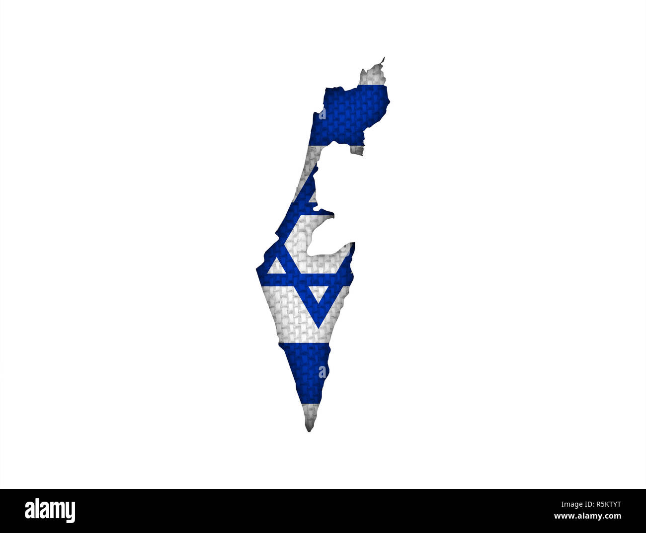 Flag map of israel hi-res stock photography and images - Alamy