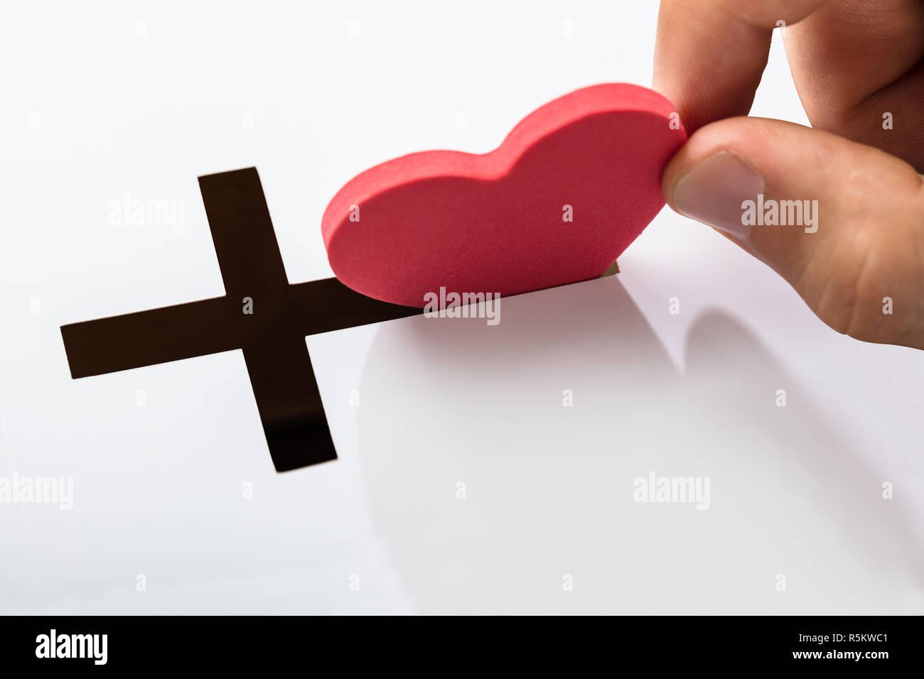 Insert heart hi-res stock photography and images - Alamy