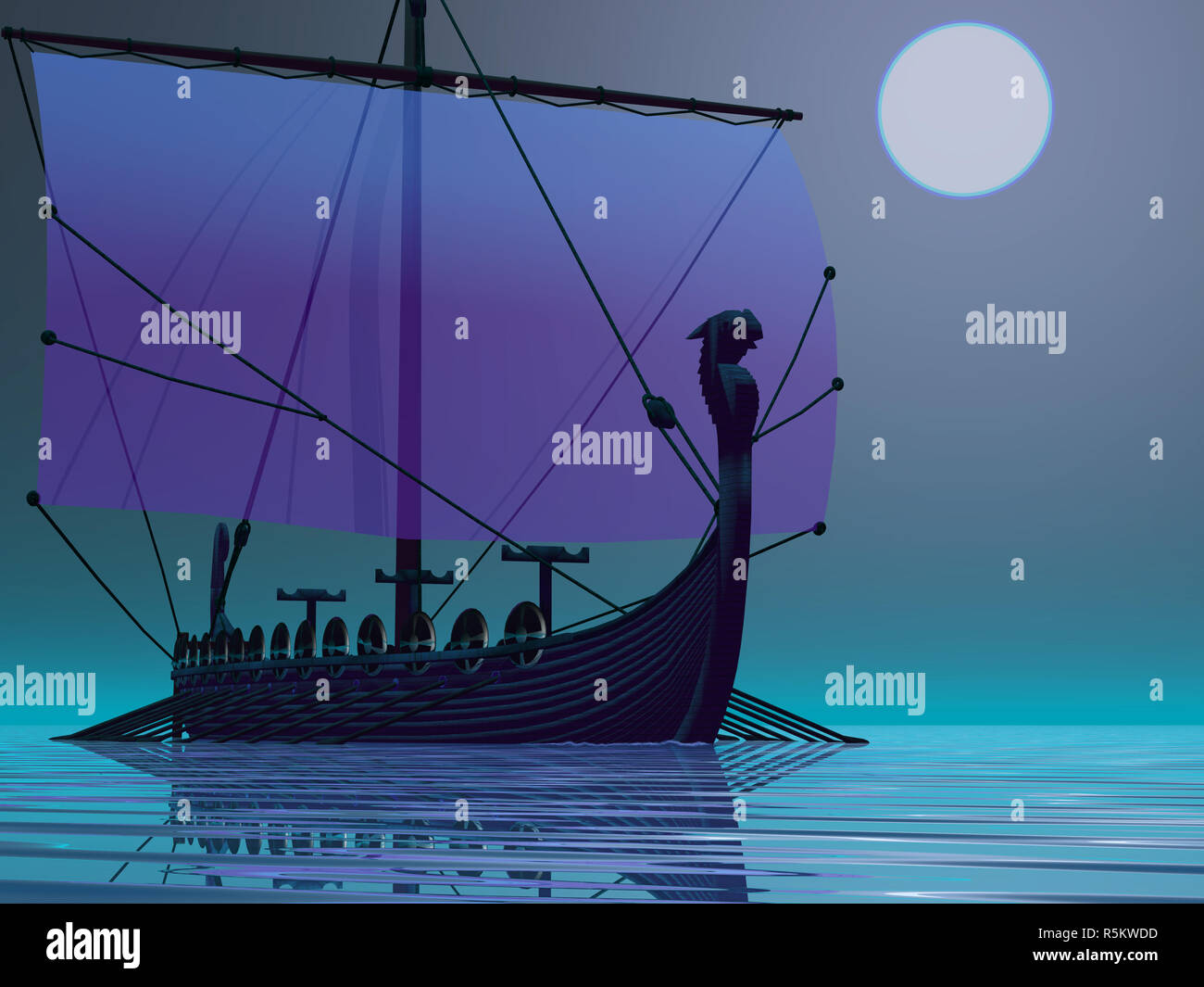 Viking oar hi-res stock photography and images - Alamy