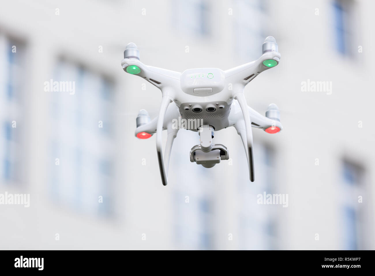 Drone spying through house window Stock Photo - Alamy