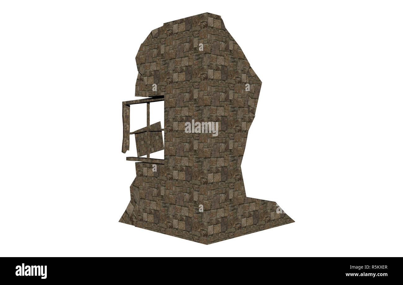 Destruction of building Cut Out Stock Images & Pictures - Alamy