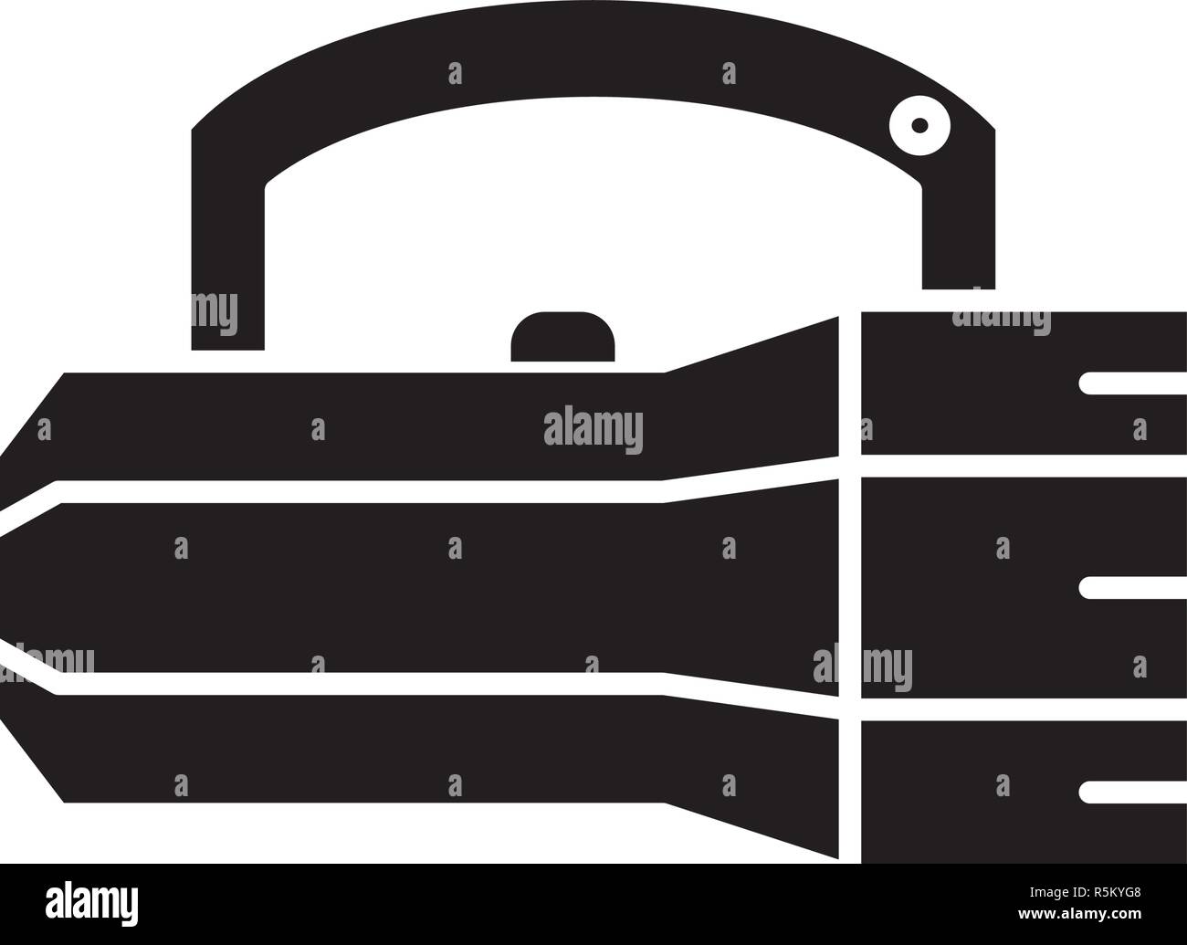 Lamp Post Black Icon Vector Sign On Isolated Background Lamp Post Concept Symbol Illustration
