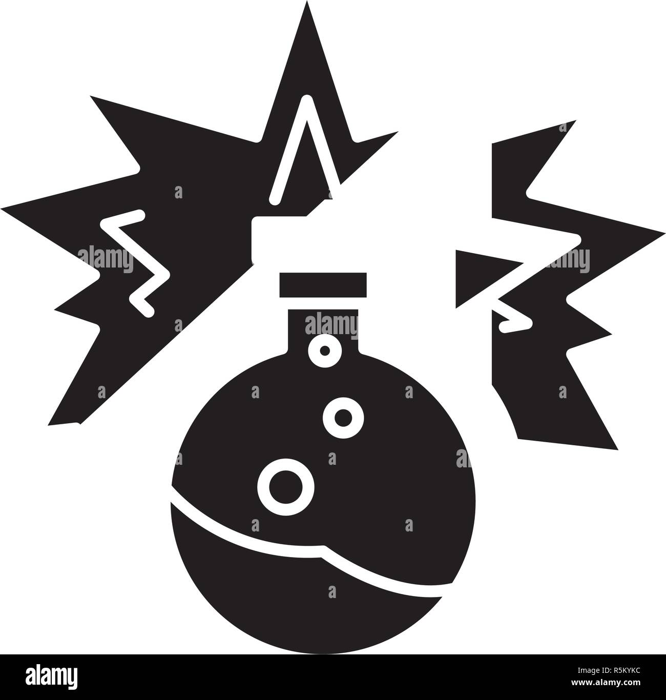 Christmas play black icon, vector sign on isolated background ...