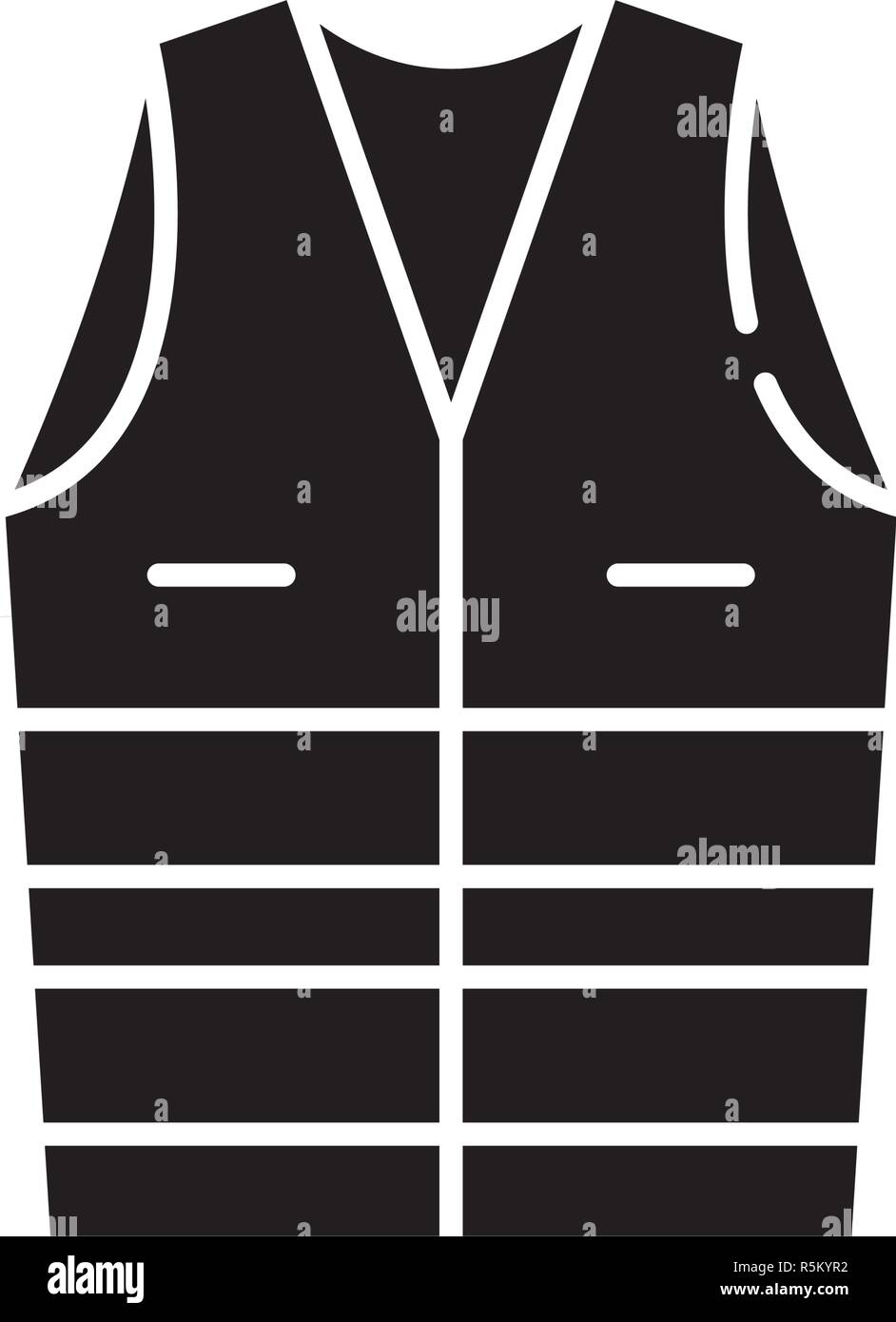 Work clothes black icon, vector sign on isolated background. Work ...