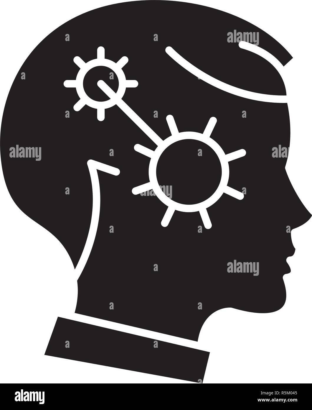 Focus black icon, vector sign on isolated background. Focus concept ...