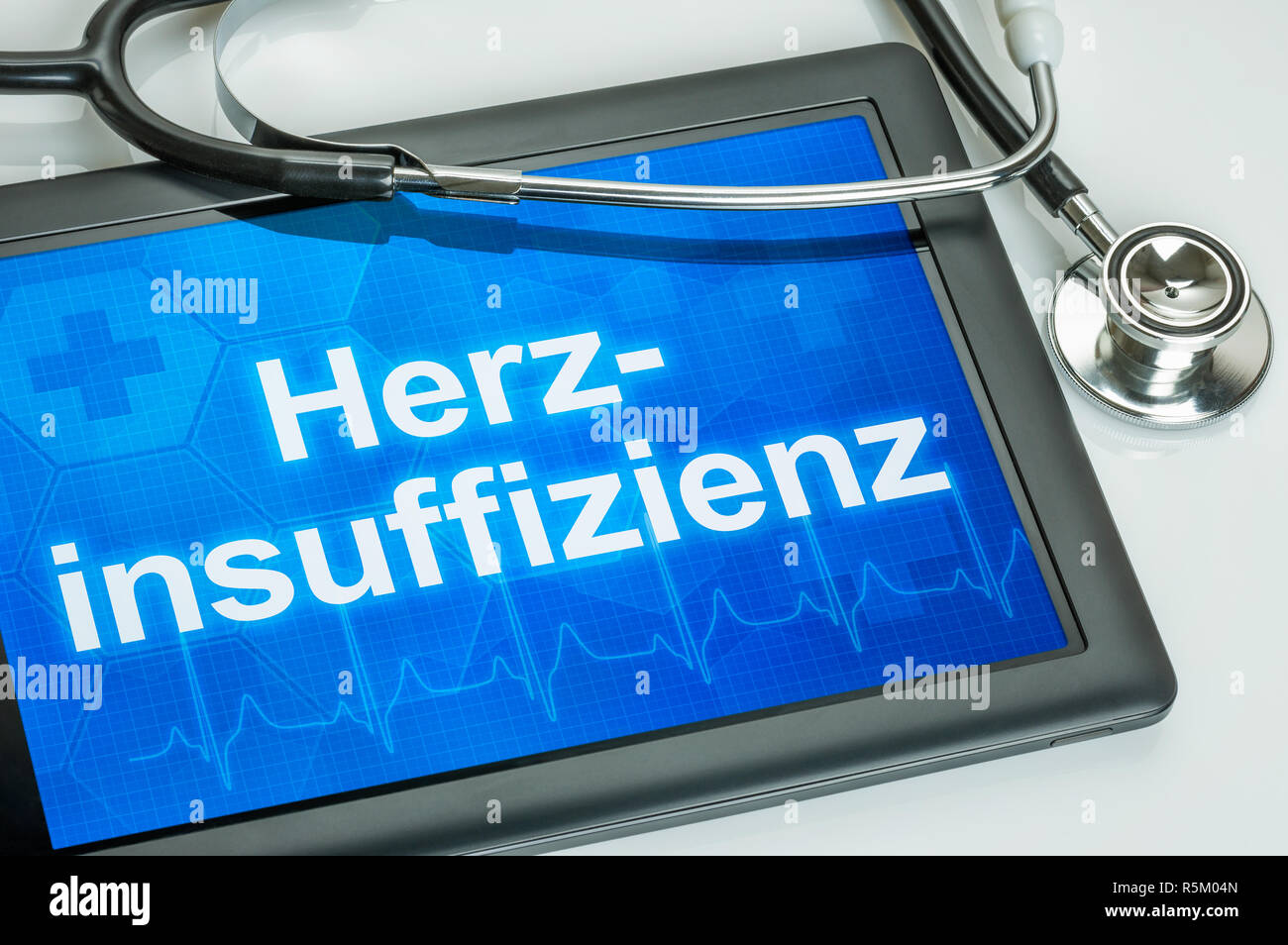 tablet with the text heart failure on the display Stock Photo - Alamy