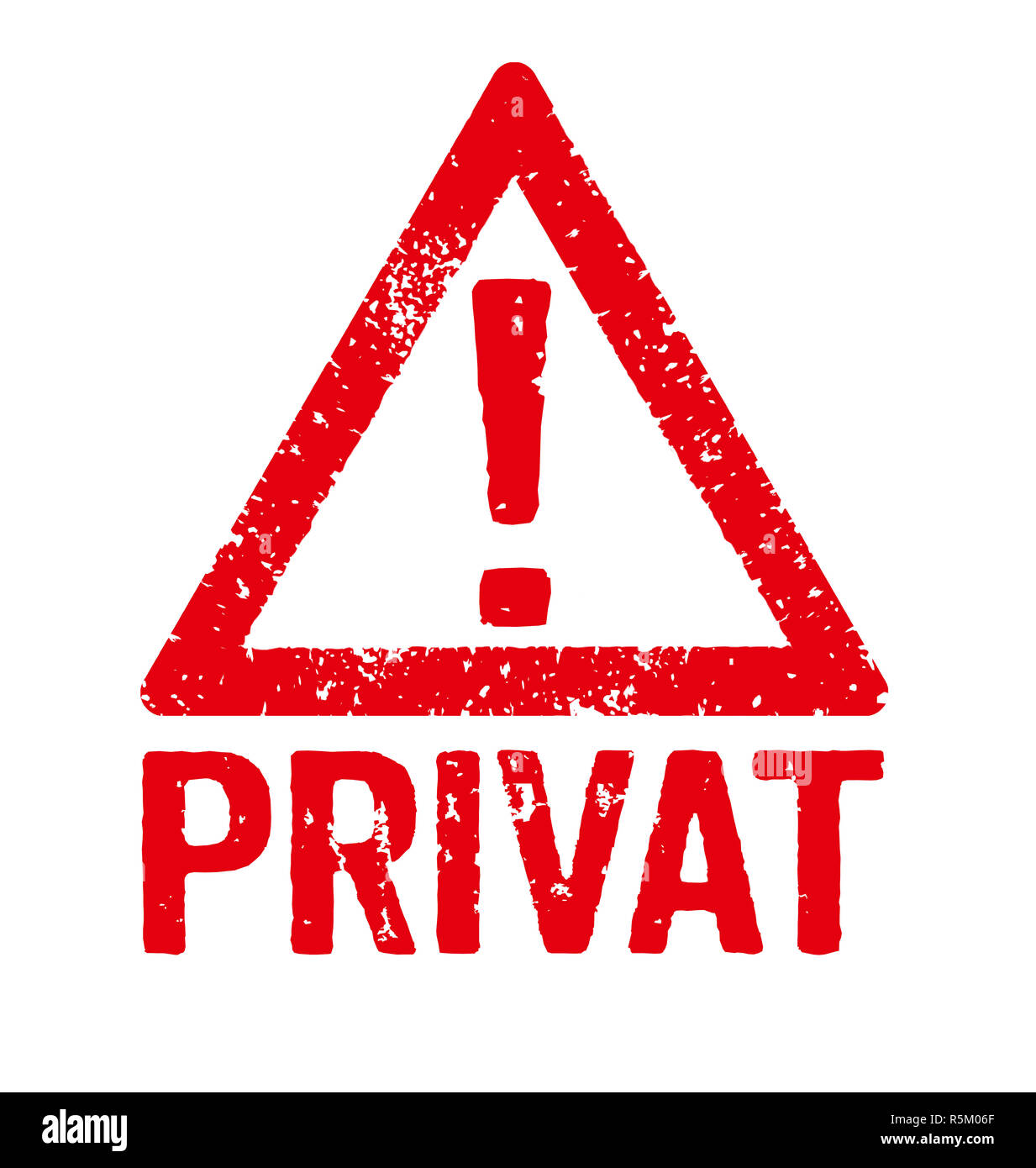 red stamp on white background - private Stock Photo - Alamy